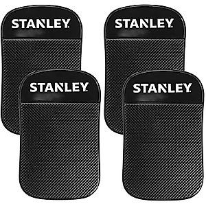 STANLEY S4005 3.5" x 5.75" Extra-Strong Anti-Slip Grip Dashboard Gel Pad for Cell Phone, Tablet, GPS, Keys or Sunglasses, Pack of 4