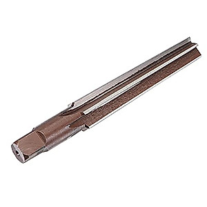 uxcell MT2 Morse Taper Reamer H8 Accuracy Alloy Tool Steel 6 Flutes Straight Shank Finish Hand Reamer Cutter Milling Tool Conical reamer for Bore Machining