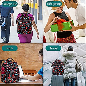 Gatycallaty Nurse Backpack Nursing Bags for Nurses Work Medical Home Health Travel Clinical Bag Nursing Essentials Supplies College Laptop Compartment Pockets Graduation Appreciation CNA