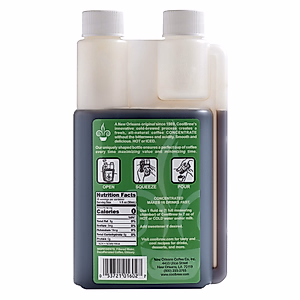 CoolBrew Decaf 6 Pack - 16 DRINKS PER BOTTLE - Fresh Cold Brew Liquid Concentrate - For Iced or Hot Coffee, Unsweetened, No Preservatives