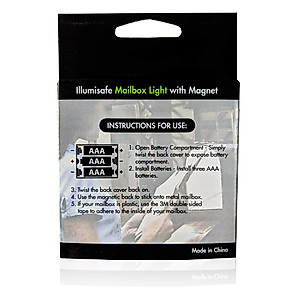 Motion Sensitive Mailbox LED Light - Portable Universal Magnetic Interior LED Light with Motion Sensor for Mailbox Lighting - Illuminates Your Mailbox for Enhanced Visibility at Night