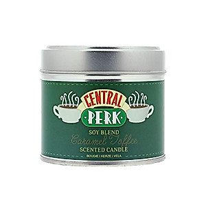 Paladone Friends TV Show Tin Candle Soy Blend - Caramel Toffee Scented Candle, Multicoloured , 5.3 Ounce (Pack of 1)