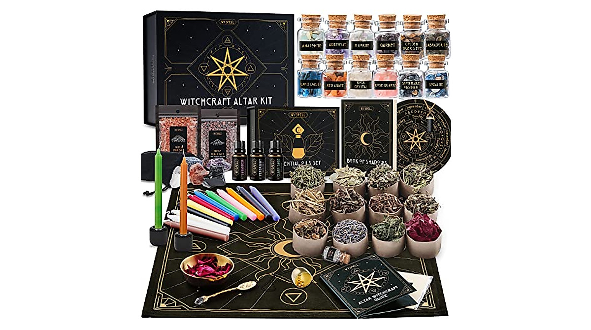 Large Witchcraft Supplies Kit - Perfect for Wiccan Beginners