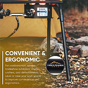 Highlander Camp Chef Leg Levelers, Camp Chef Stove Risers. Set of 4. Fits Most Round Leg Camp Stoves.