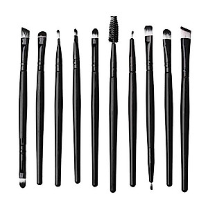 Makeup Brushes Pimoys Make up Brush Set 20 PCs Professional Face Eyeliner for Foundation Blush Concealer Eyeshadow with Travel Black