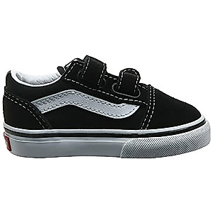 Vans Kids' Old Skool V Core (Toddler) Black/White 2