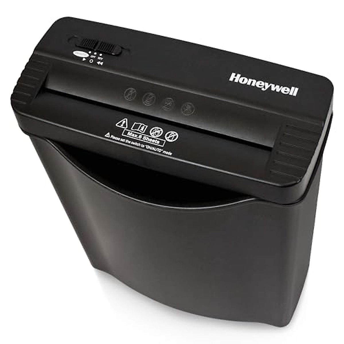 Honeywell Safes & Door Locks 9306F 6 Sheet Strip-Cut Paper Shredder, Black