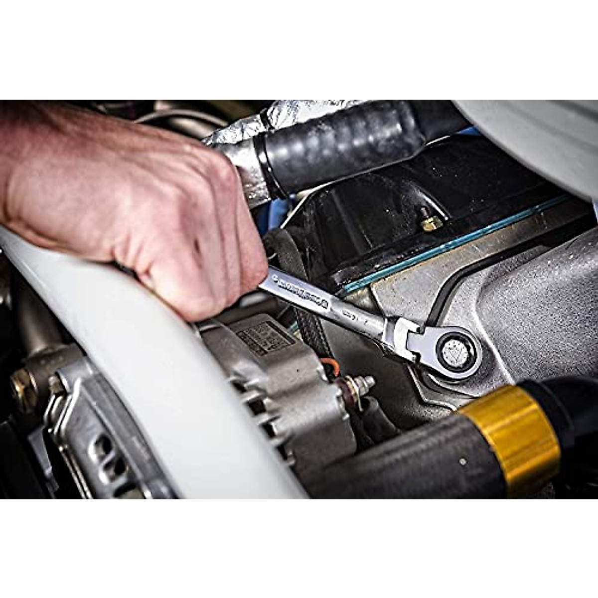 GEARWRENCH 12 Pc. 12 Pt. Flex Head Ratcheting Combination Wrench Set, Metric - 9901D