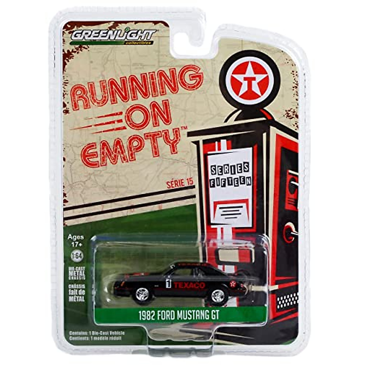 Greenlight 41150 Running on Empty Series 15 Complete Set of Six (6) Diecast Models 1:64 Scale