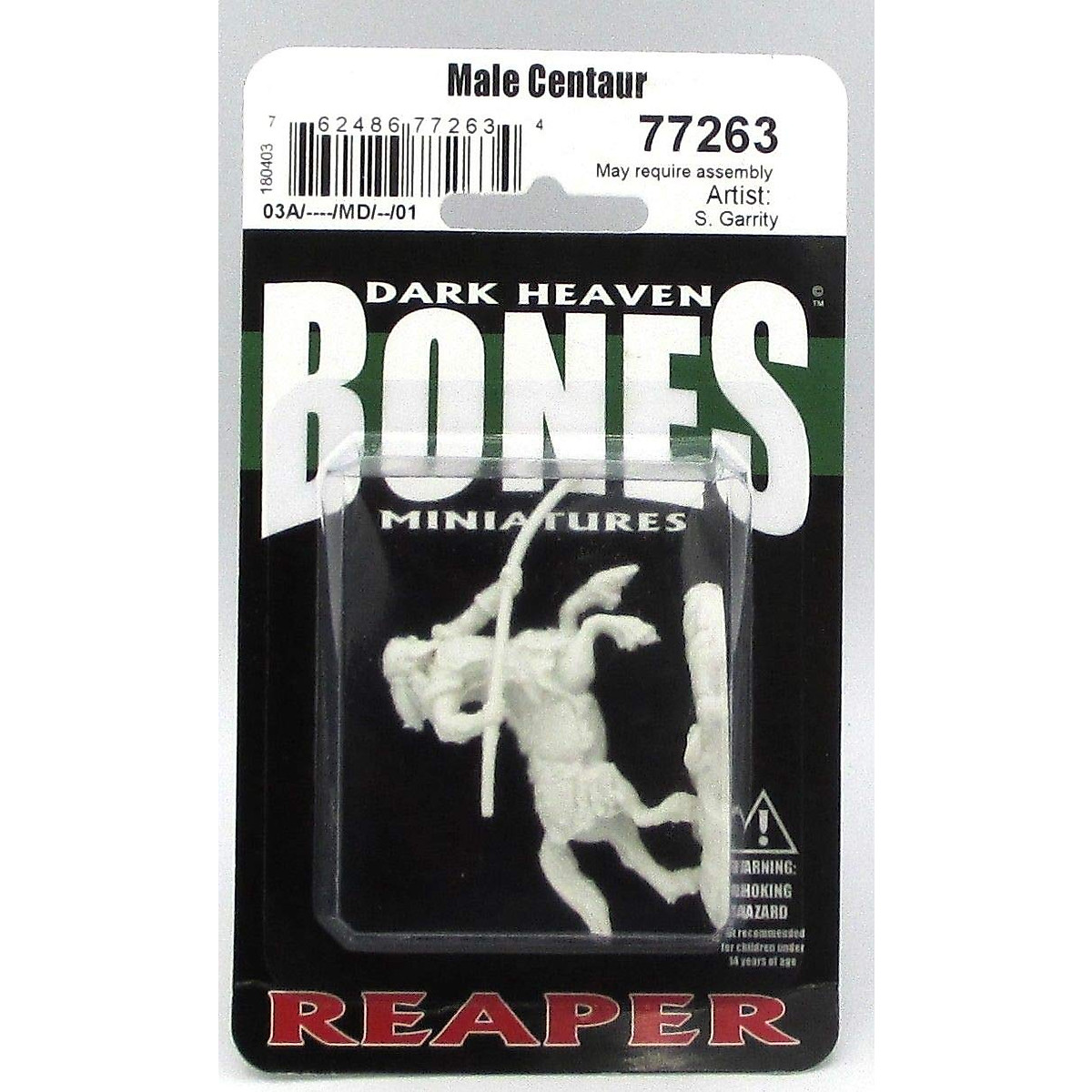 REAPER Bones Male Centaur with Spear