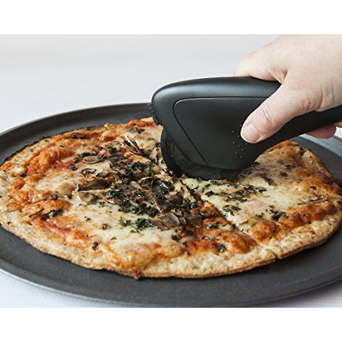Pizza Cutter Wheel: Easy Clean - Protective Blade Guard -Razor Sharp Ceramic Edge Cuts Smoothly - Sharper than Stainless Steel, No Rust Nonstick Pizza Slicer - Luxury Gift Box - Pizza Gifts | Cestari