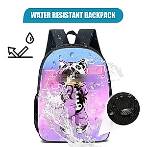 Cartoon Backpack Bag Travel Laptop Bookbag Outdoor Multi-function -1