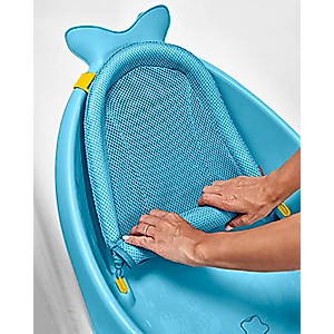 Skip Hop Infant Bath Tub 3-Stage Grow With Baby Smart Sling MOBY Bathtub Blue Age 0+