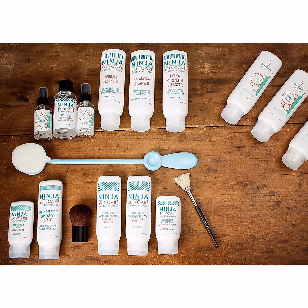 Ninja Skincare 10% Benzoyl Peroxide Medication Wipe out Wash For Acne Paraben-Free: The Strongest Topical Treatment for Clearer Skin