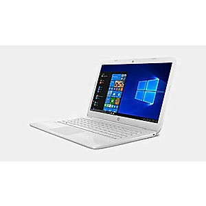 HP 14-inch Full HD Stream Laptop PC (Intel Celeron N3060, 4GB RAM, 64GB eMMC, White) with Office 365 Personal for one year