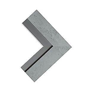 FRAMES BY POST METROMINGREYWITHIDKGRYMT5040CM1510 Frame, 50 x 40 cm Image Size 15 x 10 Inch Plastic Glass, Mineral Grey Dark Grey Mount