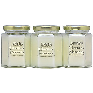 Just Makes Scents 3 Pack - Christmas Memories (Cinnamon, Clove & Vanilla) Blended Soy Candle