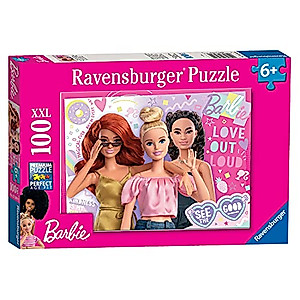 Ravensburger Barbie 100 Piece Jigsaw Puzzles for Kids Age 6 Years Up - Extra Large Pieces
