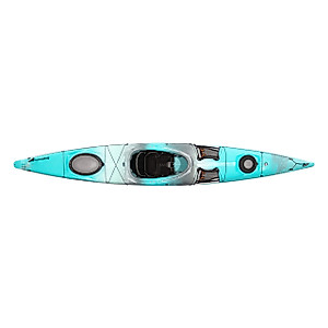 Wilderness Systems Tsunami 145 | Sit Inside Touring Kayak | Kayak with Rudder | 14' 6" | Breeze Blue