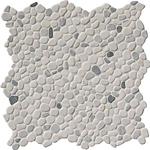 MSI Black and White Pebbles Marble Tile for Kitchen Backsplash, Wall Tile for Bathroom, Floor Tile, and Shower Wall Tile, Sample