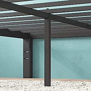 ZINUS Luis 14 Inch QuickLock Metal Platform Bed Frame / Mattress Foundation with Steel Slat Support / No Box Spring Needed / Easy Assembly, King