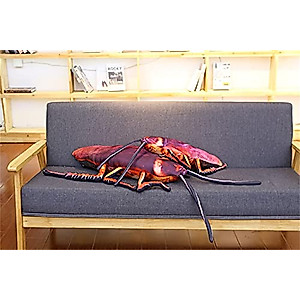 The Flash Store 13.78 in Creative 3D Cockroach Plush Toy Realistic Cockroach Stuffed Animal Toy Funny Home Sofa Car Decoration Party Favors Throw Pillow Birthday Gifts