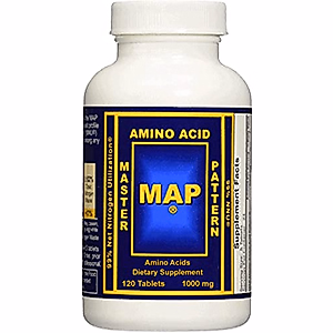 Pack of 12 Bottles of MAP Master Amino Acid Pattern (120 Tablets/Bottle) 99% Net Nitrogen Utilization (NNU) - Original Formula by Dr. Luca Moretti