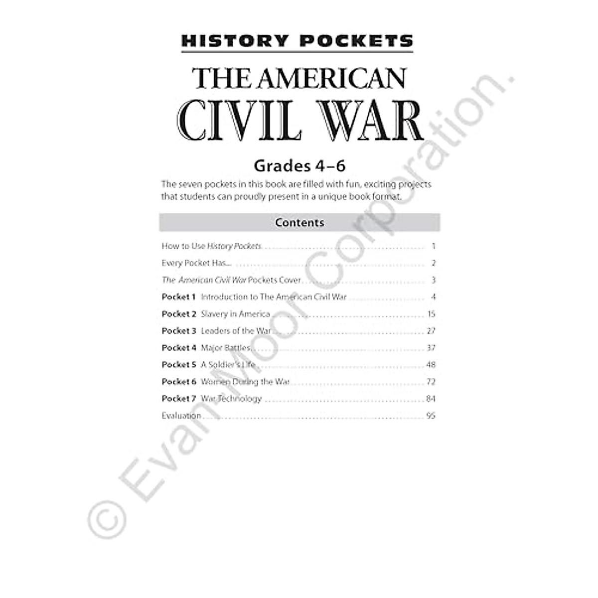 History Pockets: The American Civil War