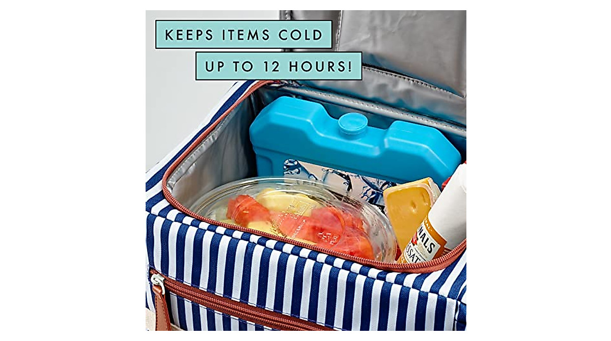 Coolers by Fit + Fresh XL Freezer Ice Block – Long Lasting Cold Pack