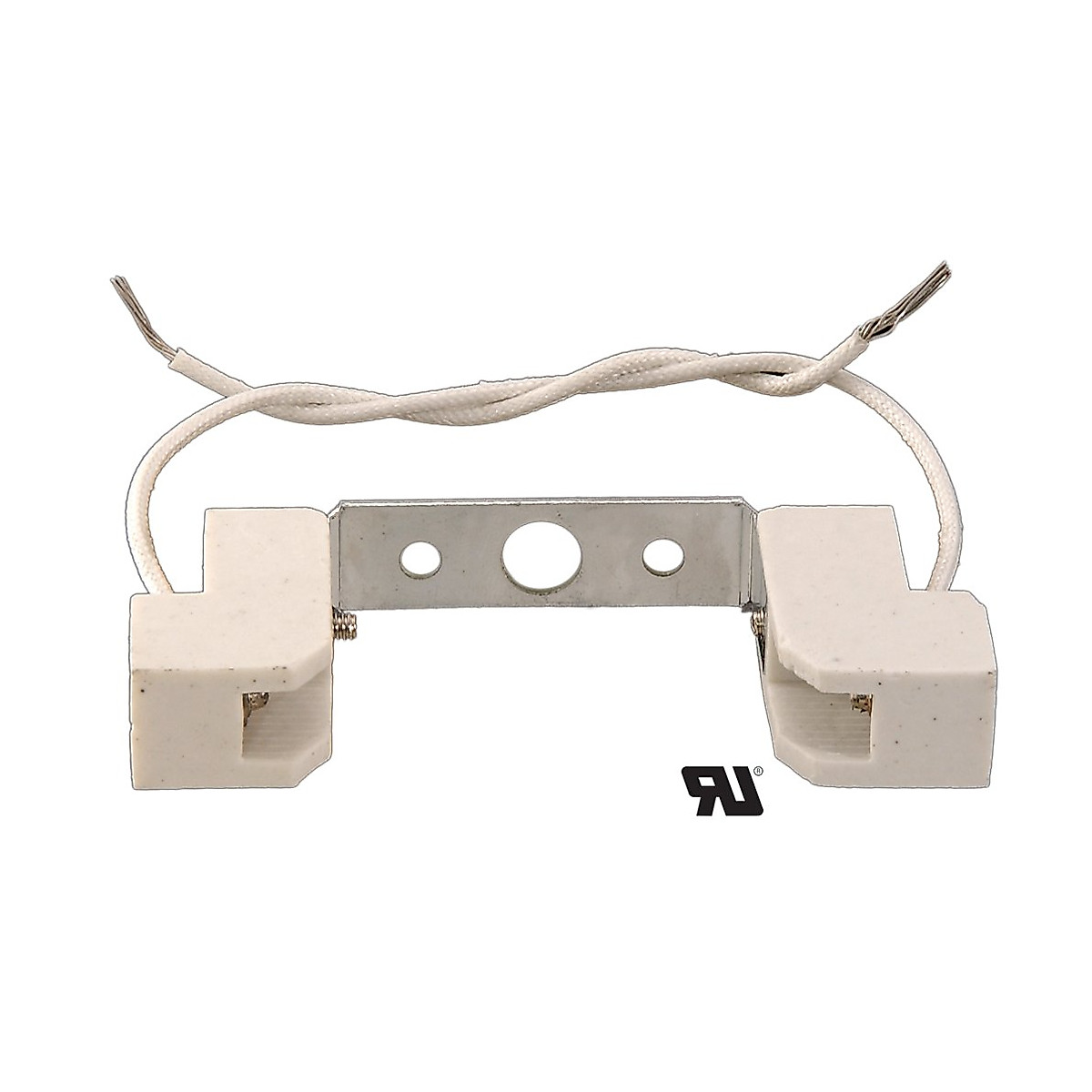 B&P Lamp® 4" Double Ended Halogen Socket W/Bracket