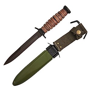 Wartech H-4711 World War II M3 Fighting Knife, 12.5" green