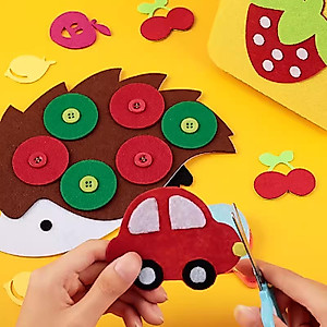 YYCRAFT Stiff Felt Sheets 9 Inch X 12 Inch - 24 Pcs Pack, White(Thickness:1.2mm)