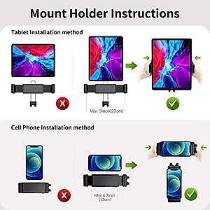 Smatree Tablet Floor Stand, 360 Degree Rotating with Height Adjustable Stand Compatible with 9-13 inch Ipad Pro/Air/Mini 2024, 12.4-11 inch Samsung Galaxy Tab S10/S9/S8, Surface Pro 11, eBook Reader