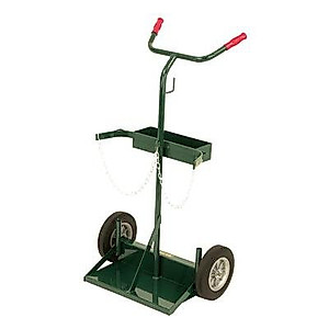 Harper Trucks 142-86 Cylinder Cart, Height: 45 1/2” Width: 28”, Green