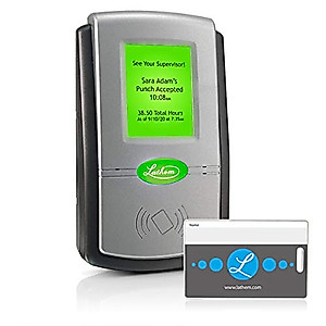 Lathem PC700-WEB Online WiFi Touchscreen Time Clock System, Gray