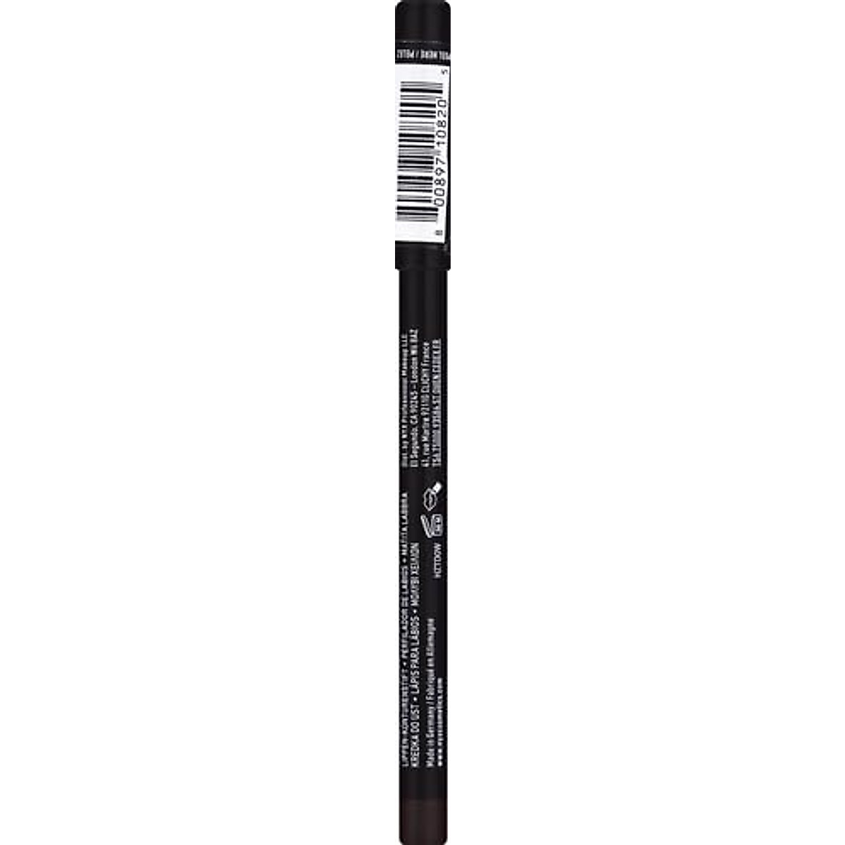 NYX PROFESSIONAL MAKEUP Slim Lip Pencil, Long-Lasting Creamy Lip Liner - Espresso