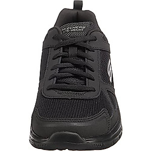 Skechers Men's Track Scloric Oxford, Black, 14 Wide