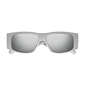 Balenciaga BB 0100S LED FRAME LIMITED EDITION Silver/Silver 56/15/150 unisex Sunglasses