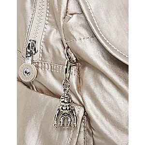 Kipling Women's City Pack S Backpack Handbag, Silver (Metallic Glow), One Size