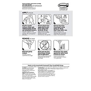 Command 17006CLR 17006CLR-ES Hooks, Clear, 36 count