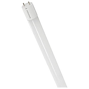 SYLVANIA T8 LEDlescent LED Linear Light Bulb, Non-Dimmable, Ballast-Free, 1100 Lumens, Frosted, 3000K, Warm White (75013)