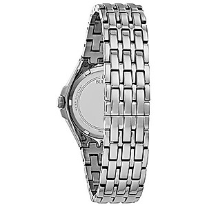 Bulova Ladies' Crystal Phantom Stainless Steel 3-Hand Quartz Watch, 110 Baguette Crystals Style: 96L278