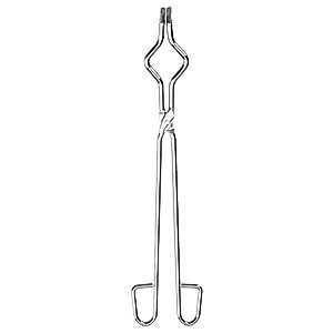 stonylab Crucible Tongs, 16 Inch Stainless Steel Crucible Tongs Laboratory Tongs for Securely Gripping