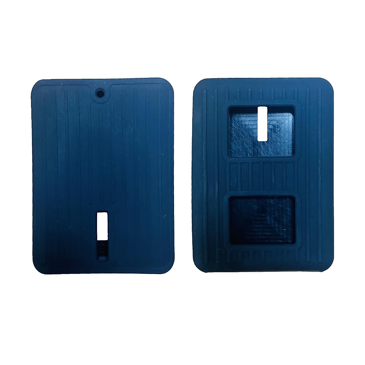 2 Pack Soft Silicone Protective Case Cover Sleeve Compatible with Toshiba Canvio Basics A5 1TB 2TB Portable External Hard Drive HDD, Shockproof dropproof Scratch Resistant Skin (Black+red)