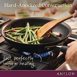 Anolon Advanced Home Hard-Anodized Nonstick Skillets (8.5-Inch, Onyx)