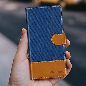 MILEGAO Leather Case for Sony Xperia 1 III Magnetic Phone Case with Wallet and Card Slot + [2 Pack] Tempered Glass Screen Protector for Sony Xperia 1 III SOG03 (6.5”)