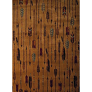 United Weavers of America Affinity Quilted Arrow Rug - 7ft. 10in. x 10ft. 6in. Natural Southwestern Area Rug with Jute Backing
