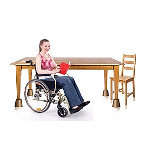 Slipstick CB650 5 Inch Under Bed Storage Bed Risers / Furniture Risers, Adds 5" Height (Set of 4 Bed Lifts) Supports 2,000 lbs