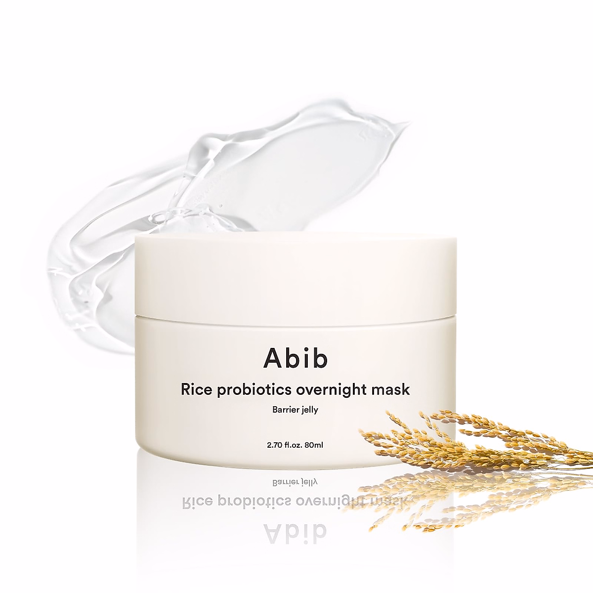 Abib Rice Probiotics Overnight Mask Barrier Jelly 2.7 fl oz I Moisturizer for Slugging Intensive Hydrating Nourishing Face Sleep Sleeping Mask for Korean Skin Care jelly eye cream clay mask glass skin