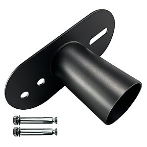 90 Degree Wall Mount Bracket for LED Parking Lot Light, 2 3/8inch Slip Fitter Mounting Bracket, L Shape Outdoor Wall Adapter Tenon, Shoebox Light Street Light Wall Bracket with Slip Fitter Mount